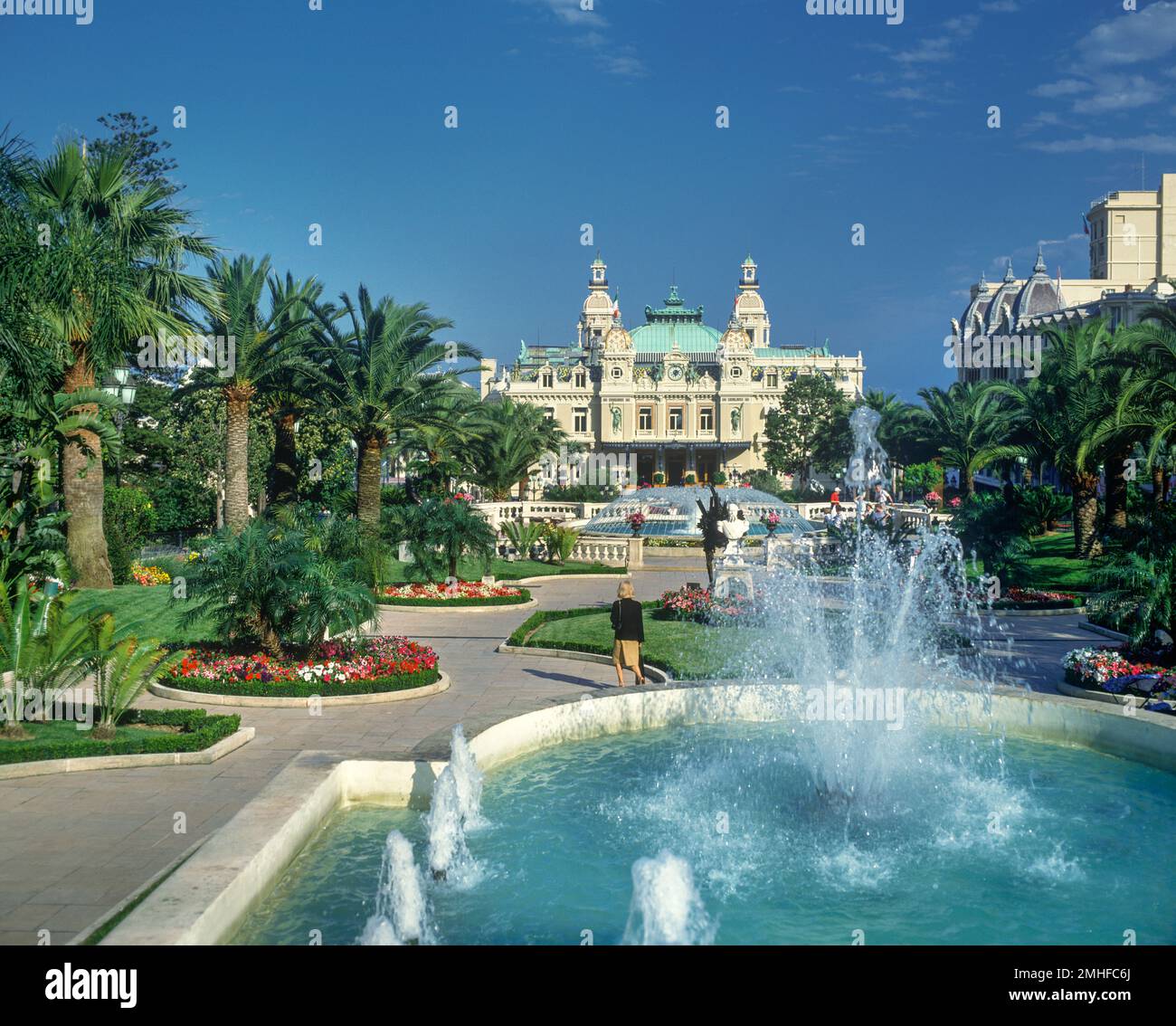 1993 HISTORICAL FOUNTAINS OLD CASINO GARDENS MONTE CARLO PRINCIPALITY ...