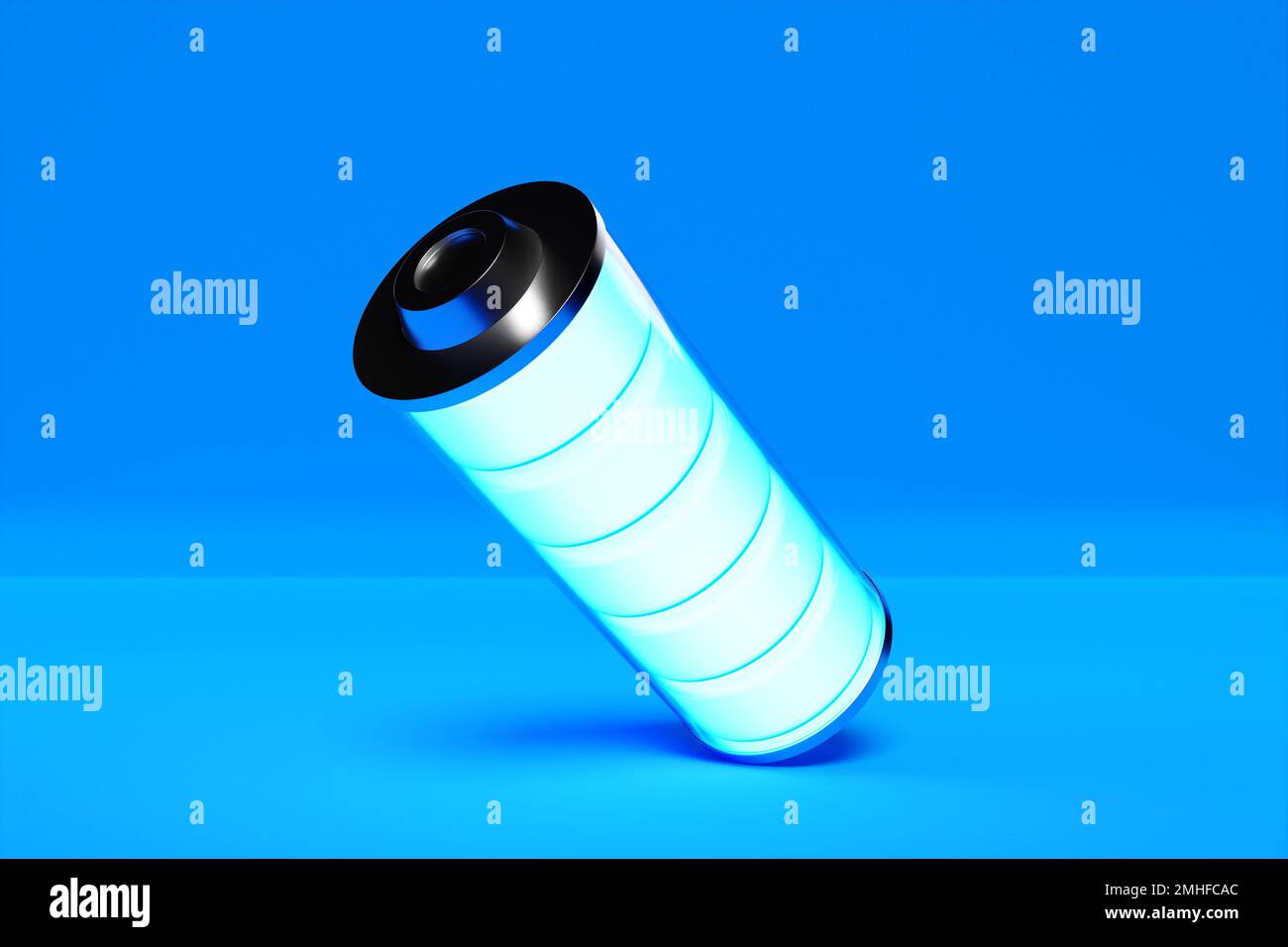 Blue battery charge level indicator hi-res stock photography and images ...