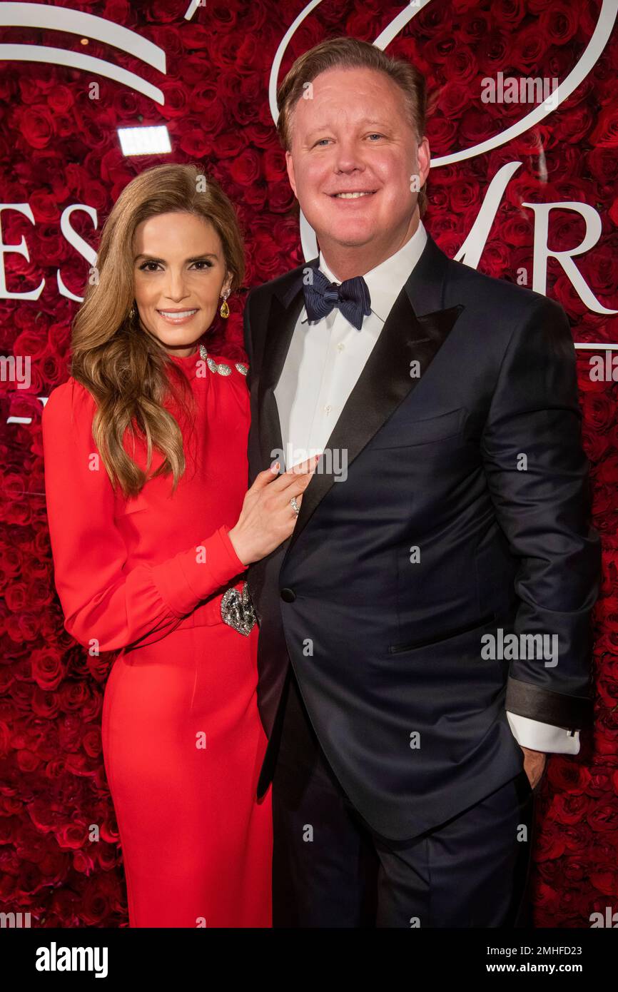 Amy France and Brian France attend the 2019 Princess Grace Awards Gala ...