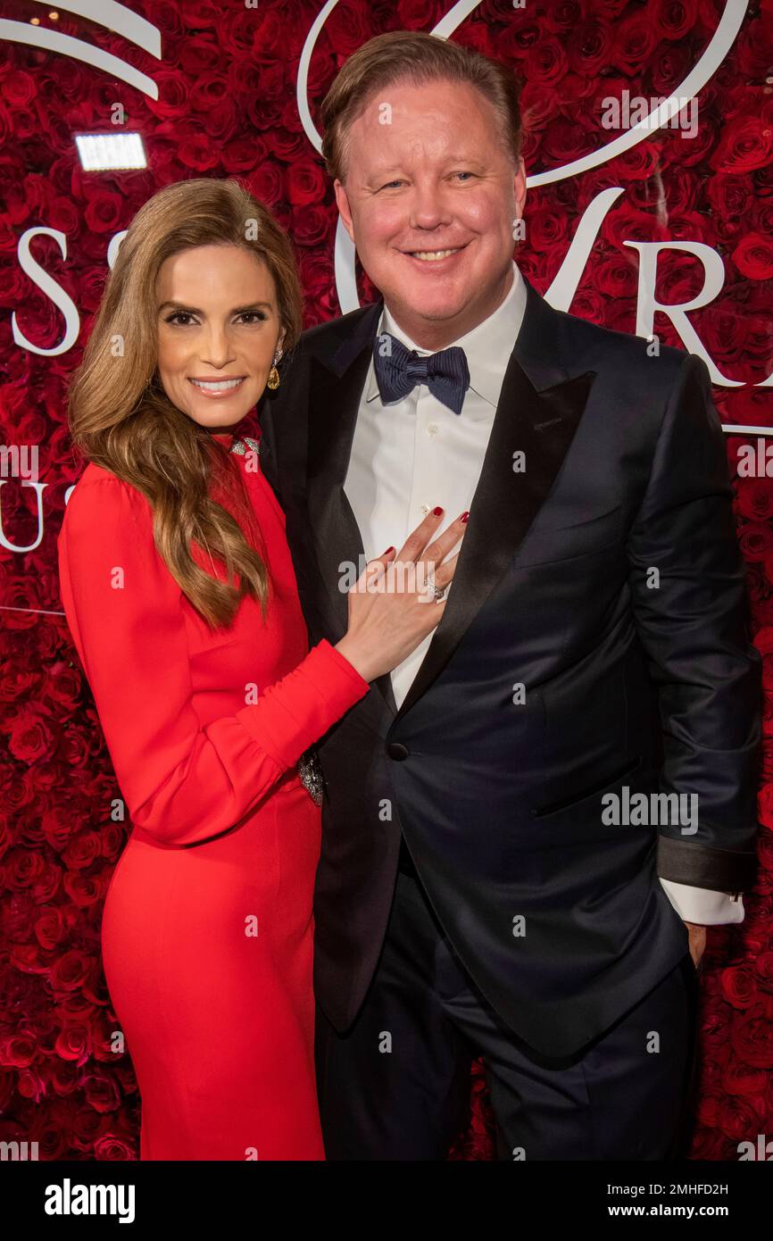 Amy France and Brian France attend the 2019 Princess Grace Awards Gala ...