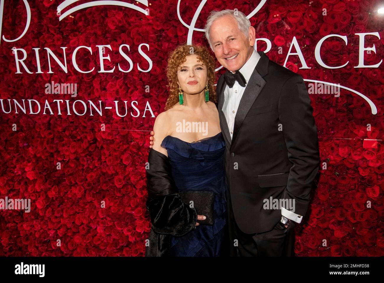 Bernadette Peters and Victor Garber attend the 2019 Princess Grace ...