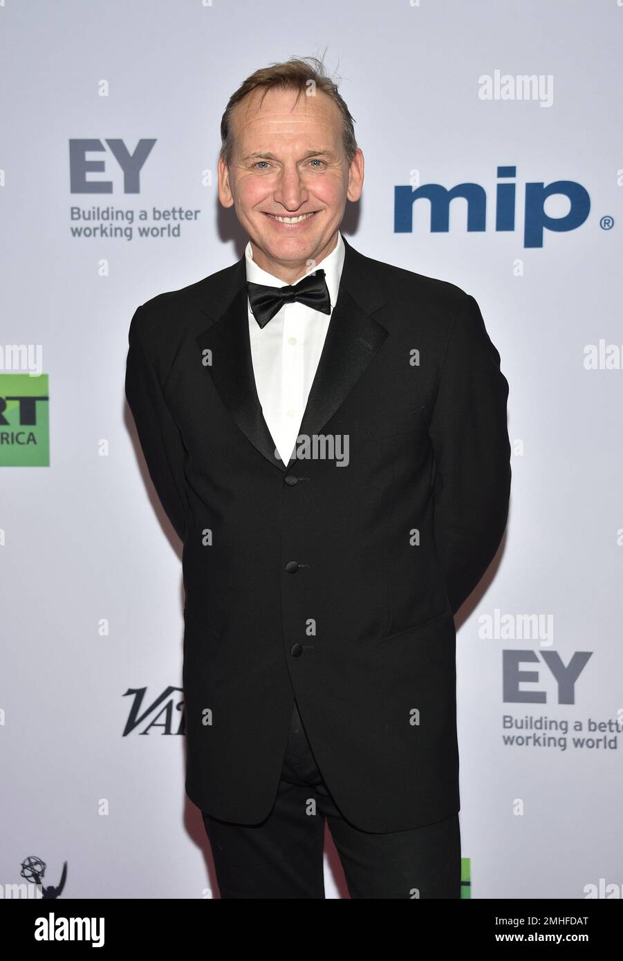 Christopher Eccleston attends the 47th International Emmy Awards gala ...