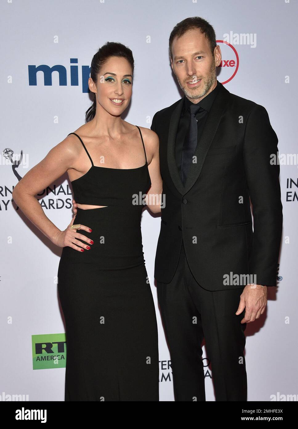 Catherine Reitman, left, and Philip Sternberg arrive at the 47th ...