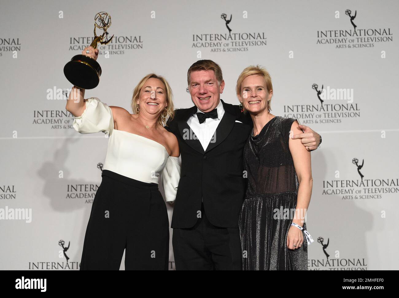 Managing director Daniela Neumann, left, executive producer Nick Bullen ...