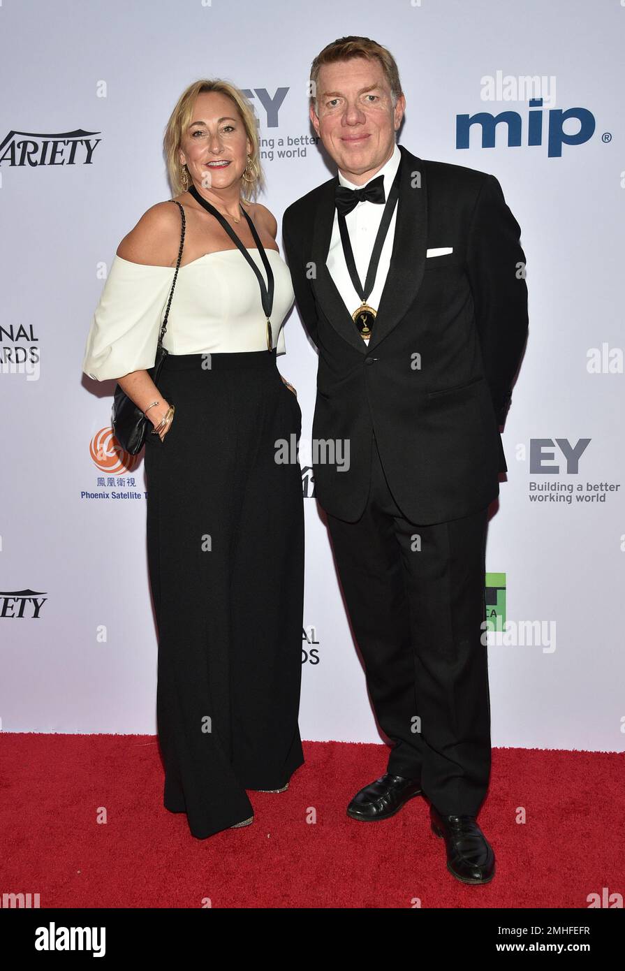 Daniela Neumann, left, and Nick Bullen arrive at the 47th International ...