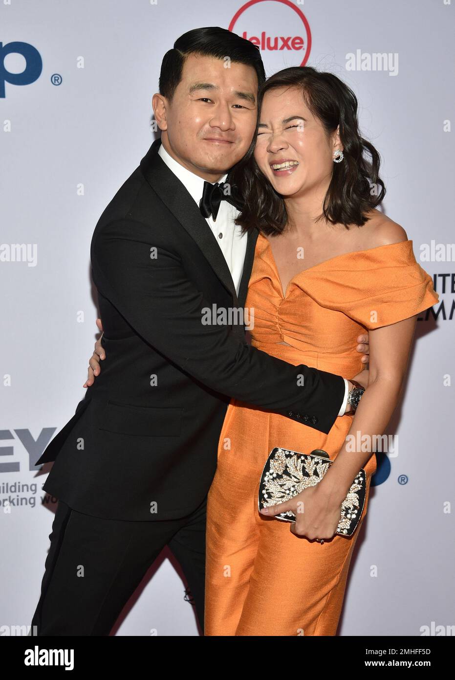 Ronny Chieng, left, and Hannah Pham arrive at the 47th International ...