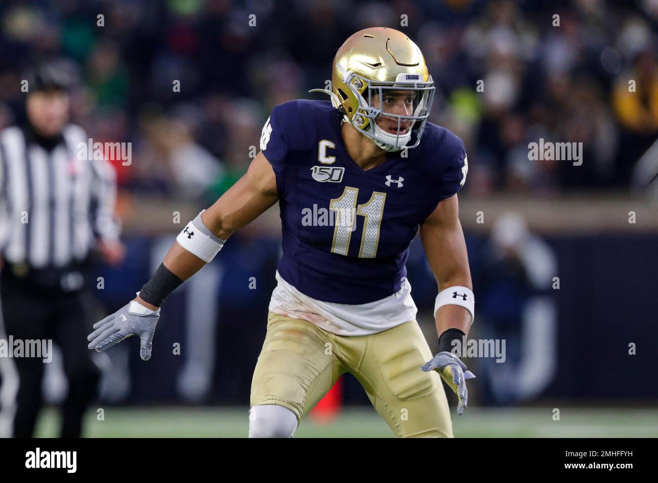 Notre Dame safety Alohi Gilman (11) plays against Boston College during ...