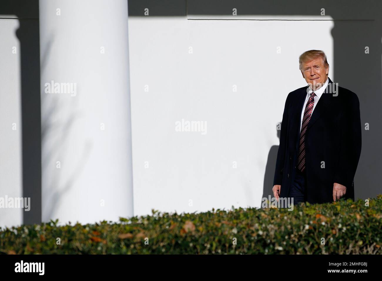 President Donald Trump walks with Bulgarian Prime Minister Boyko ...