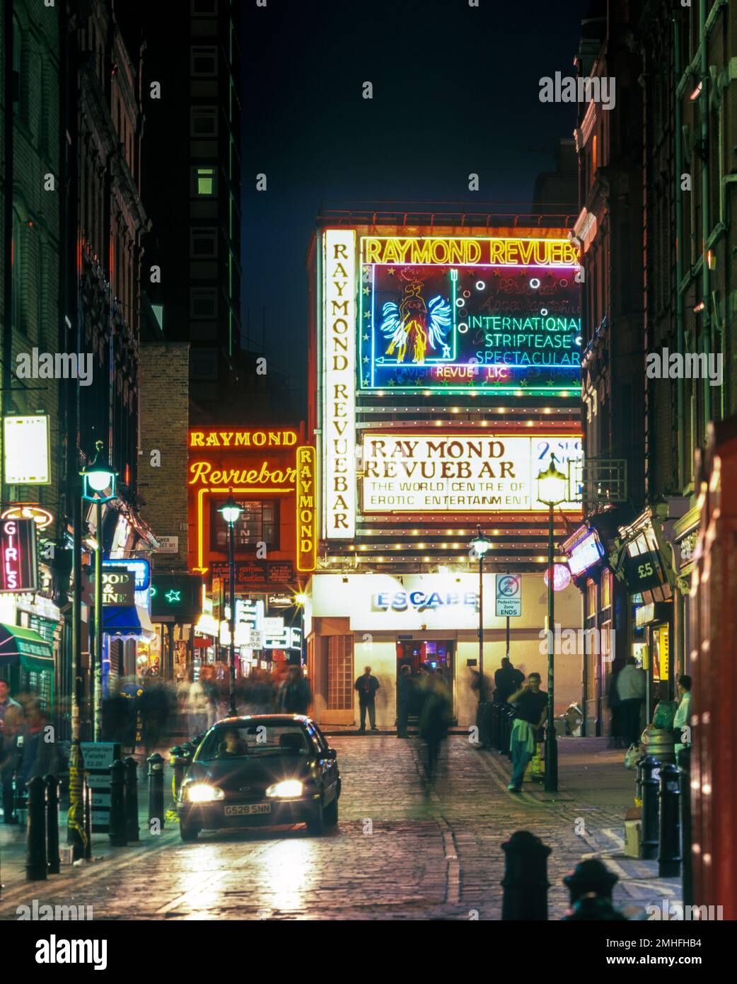 Soho london street 1990s hi-res stock photography and images - Alamy