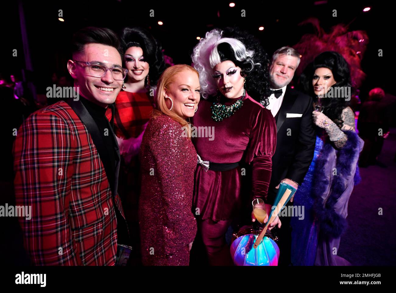 Chef Tiffany Faison, center, with friends at the 37th annual HRC New ...
