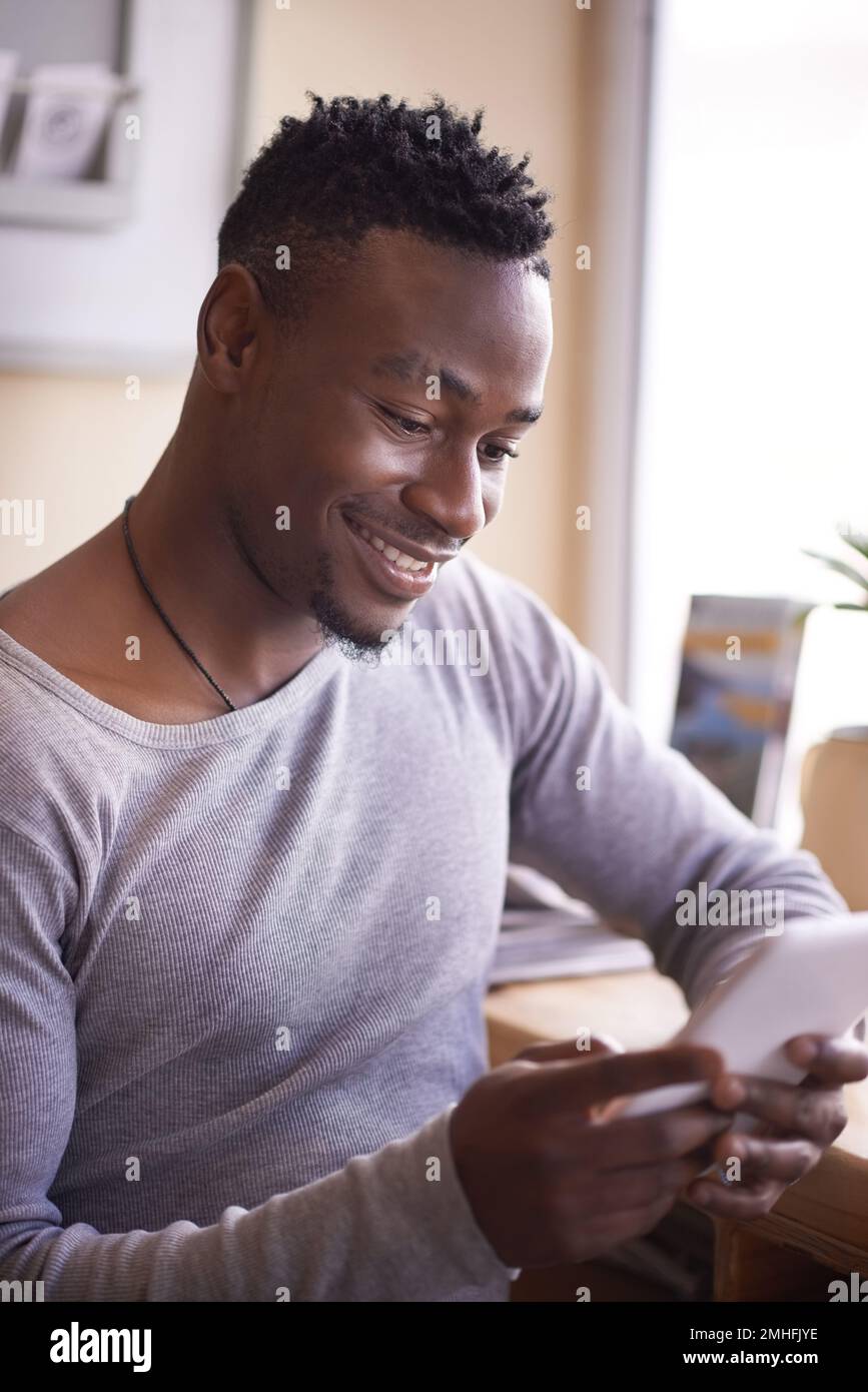 Hotspots have never been this cool. a handsome young man using his ...