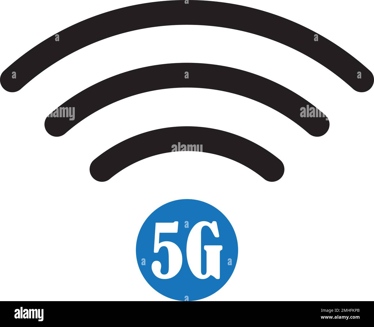 Simple wave illustration Stock Vector Images - Alamy