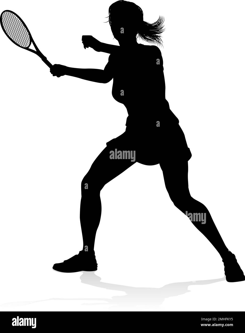 Ladies tennis Cut Out Stock Images & Pictures - Alamy