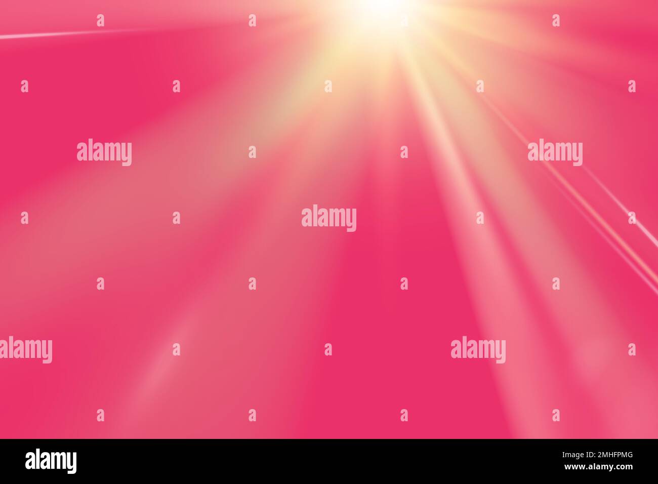 Natural light lens flare vector on vivid pink background Stock Vector ...