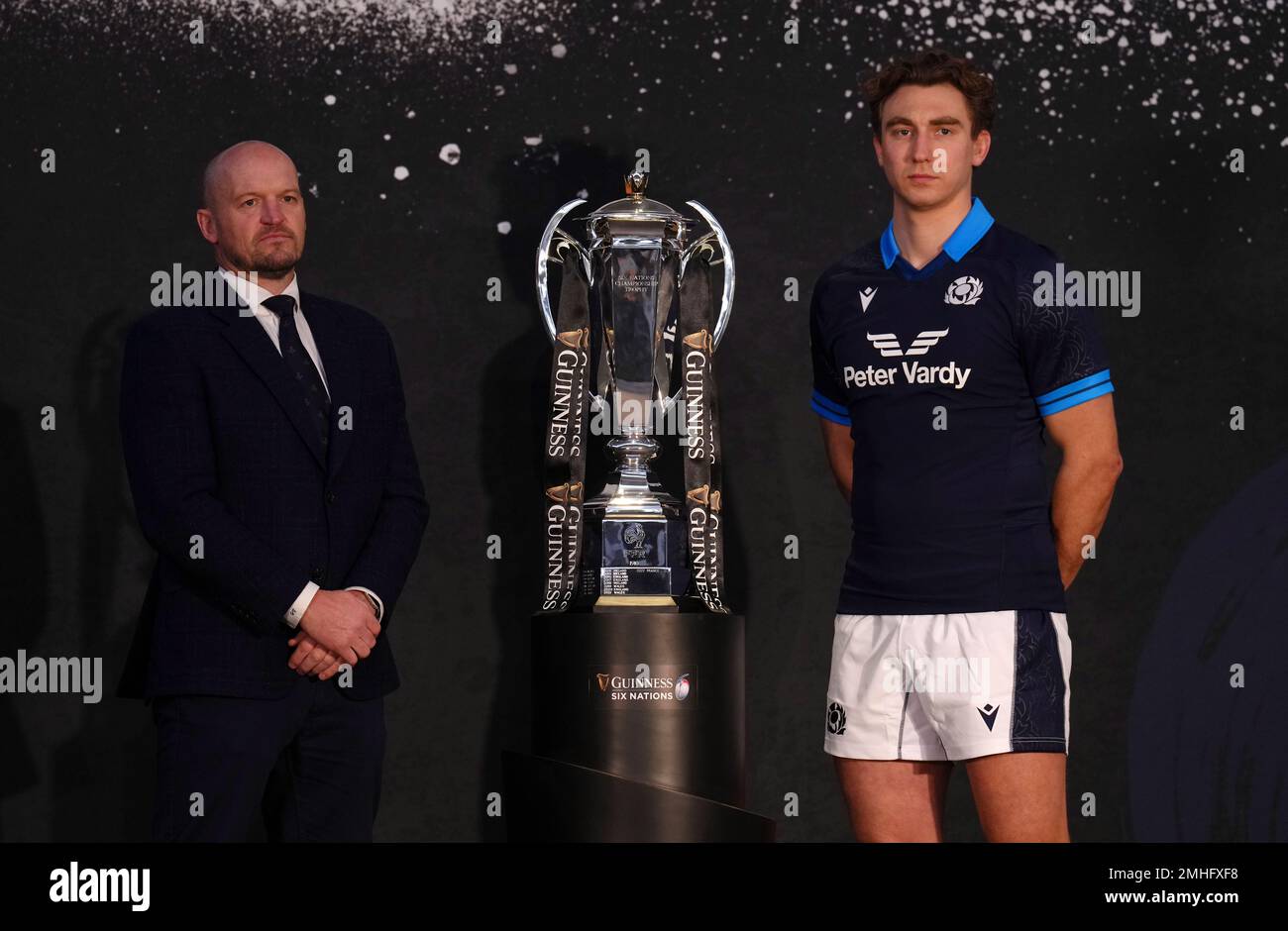 File photo dated 23-01-2023 of Scotland head coach Gregor Townsend and ...