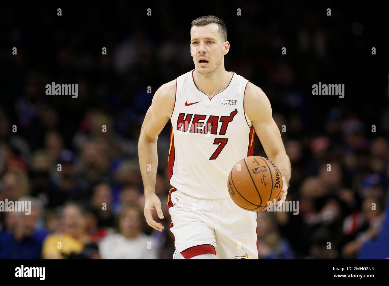 Miami Heat's Goran Dragic plays during an NBA basketball game against ... Miami Heat's Goran Dragic plays during an NBA basketball game against ...