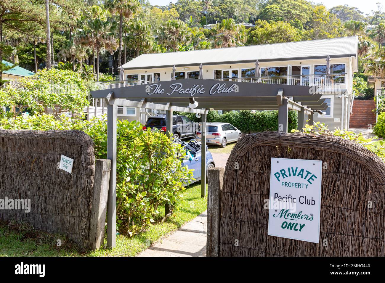 The Pacific Club Palm Beach Sydney, private property and members only ...