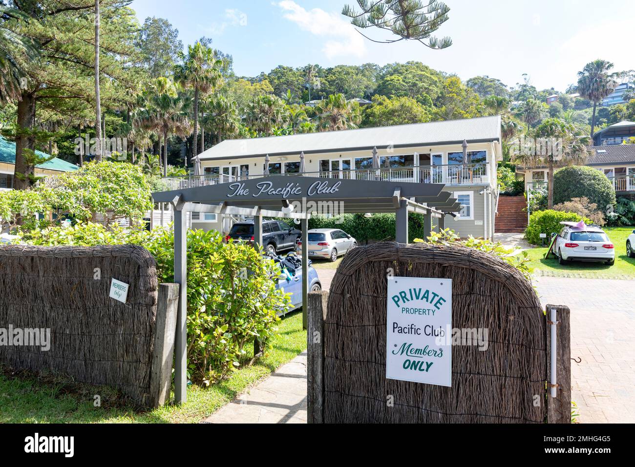 The Pacific Club Palm Beach Sydney, private property and members only ...