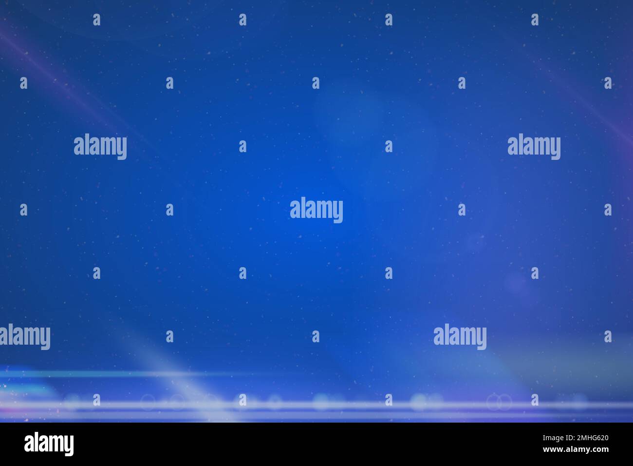 Futuristic anamorphic lens flare vector lighting effect on deep blue ...