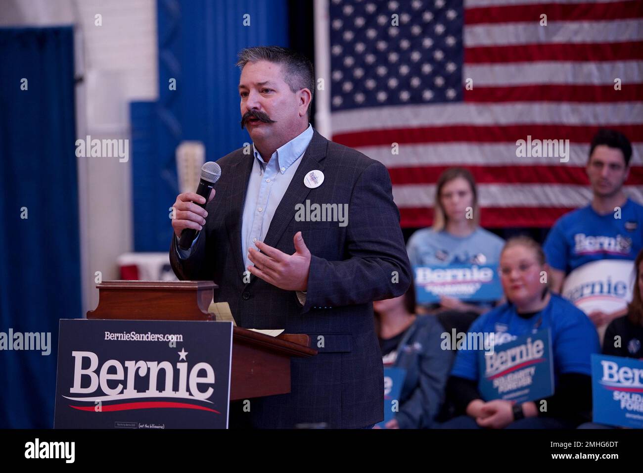 Randy Bryce, an American ironworker, activist and the 2018 midterm ...