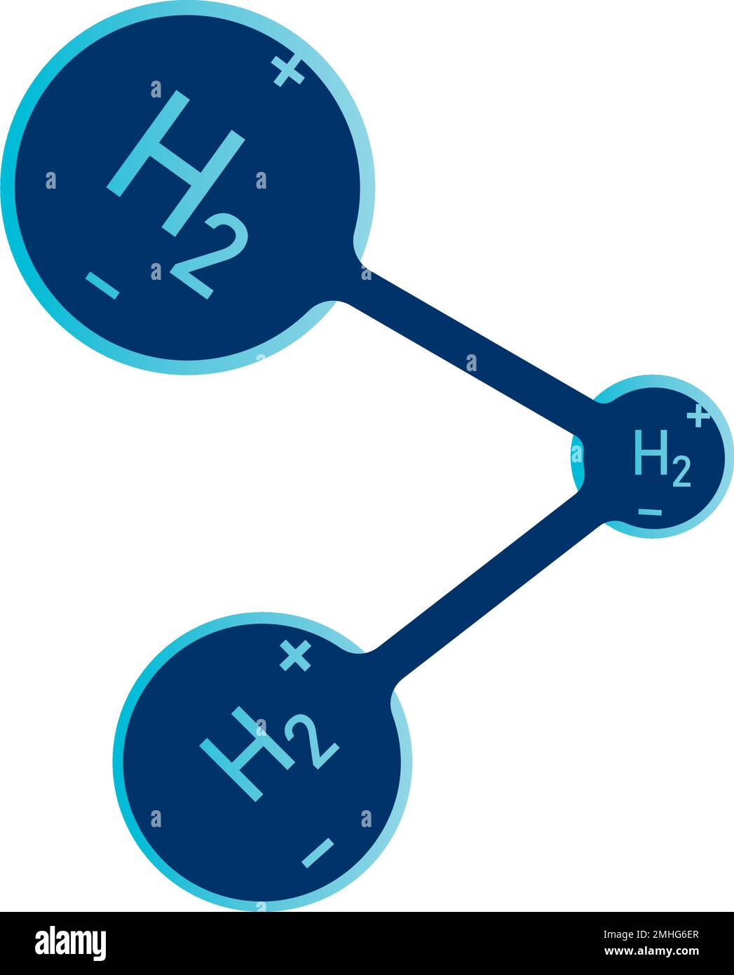Hiydrogen logo. vector illustration simple design Stock Vector Image ...