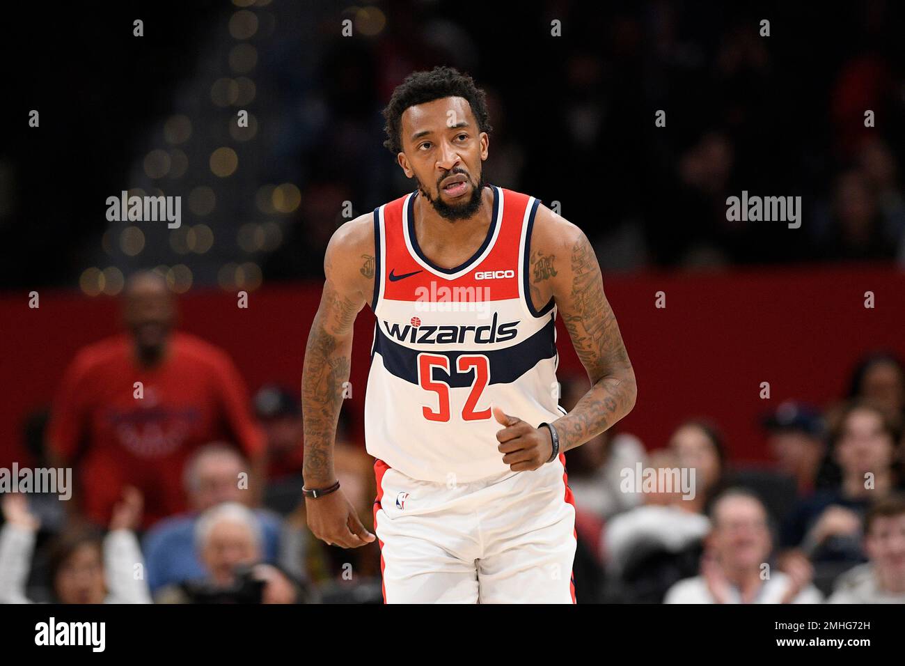 Washington Wizards guard Jordan McRae (52) runs on the court during the ...