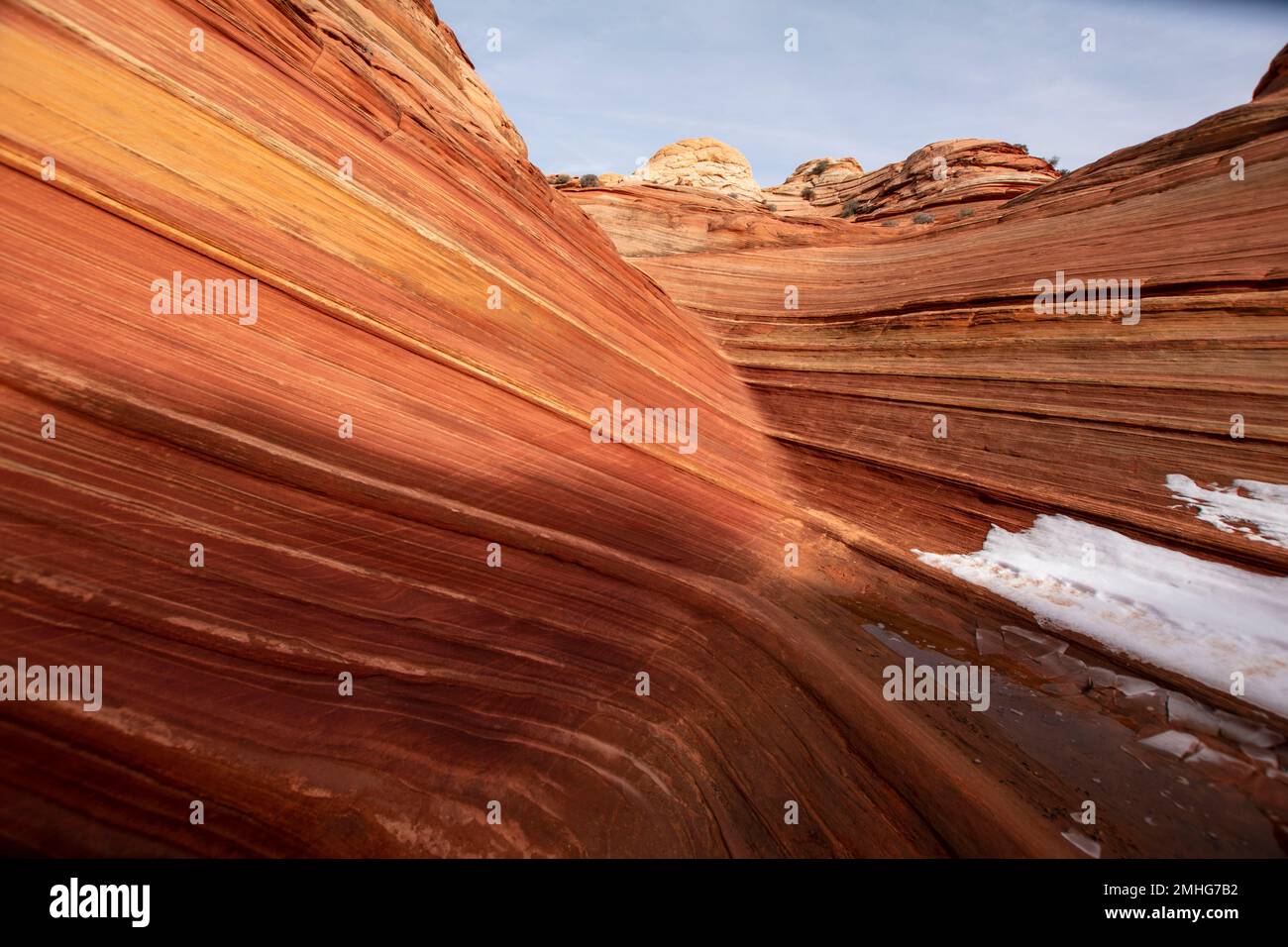 The Wave is a stunning geological formation in the Paria Canyon ...