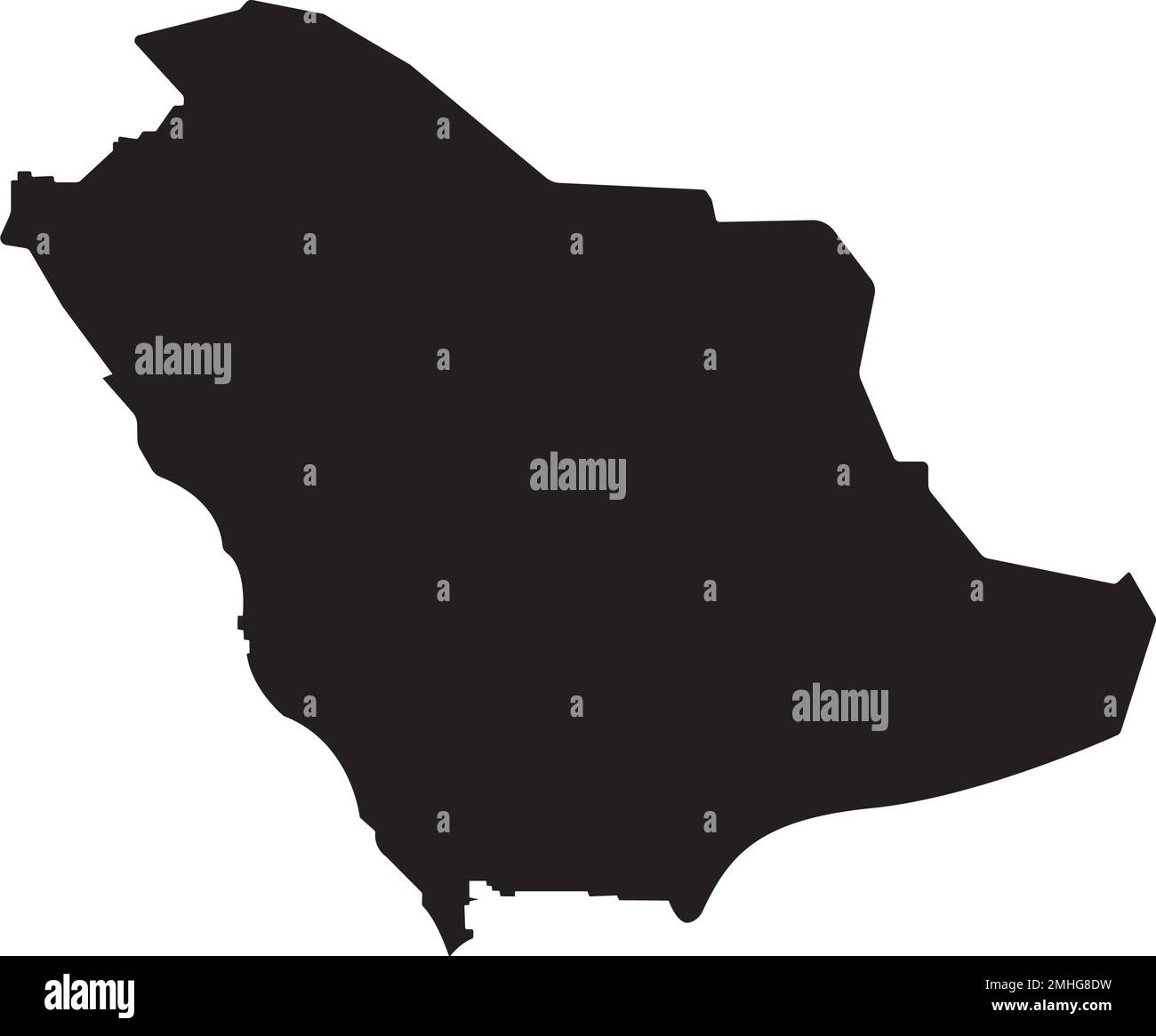 Saudi Arabia map icon. vector illustration symbol design Stock Vector ...