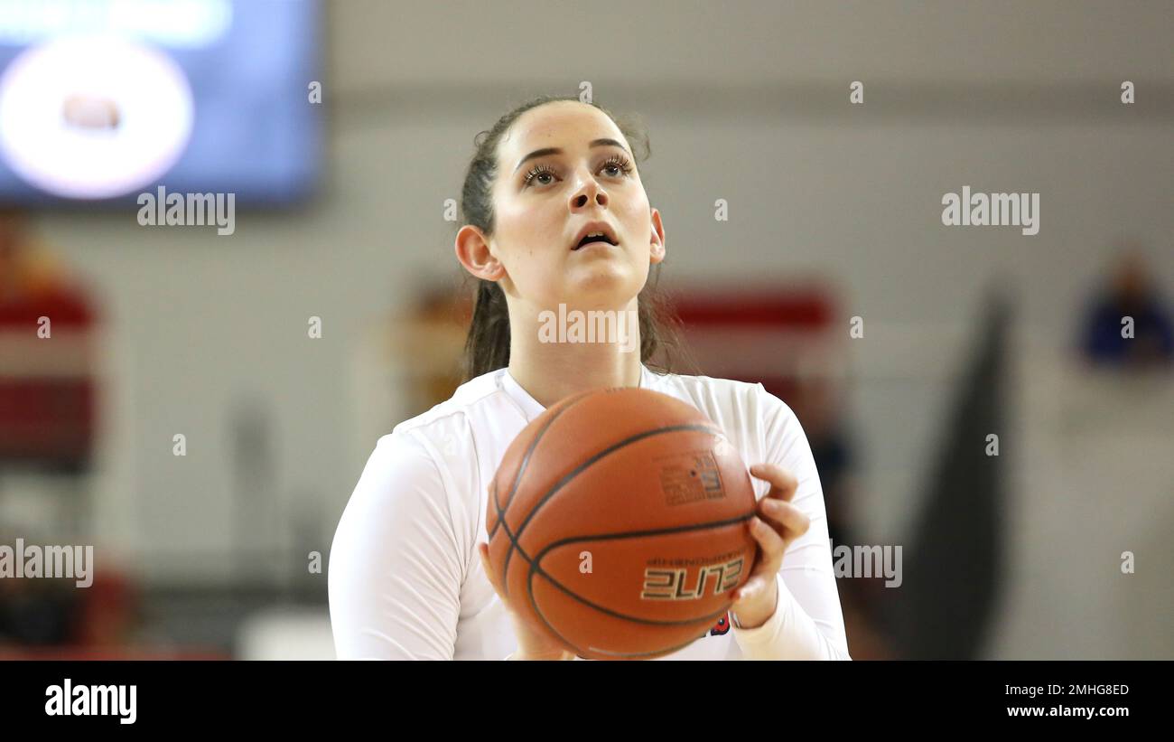 St. John's forward Emma Nolan (41) takes a free throw during an NCAA ...