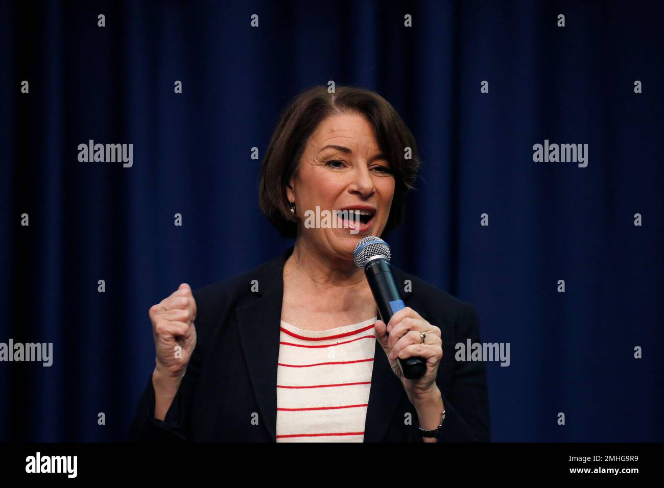 Democratic presidential candidate Sen. Amy Klobuchar, D-Minn., speaks ...