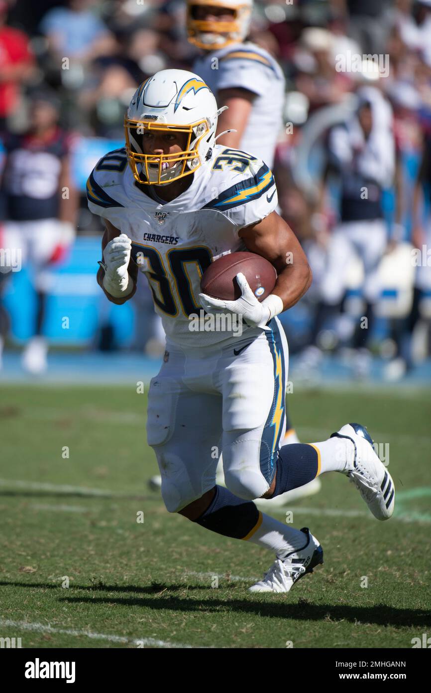 Los Angeles Chargers running back Austin Ekeler in an NFL football game ...