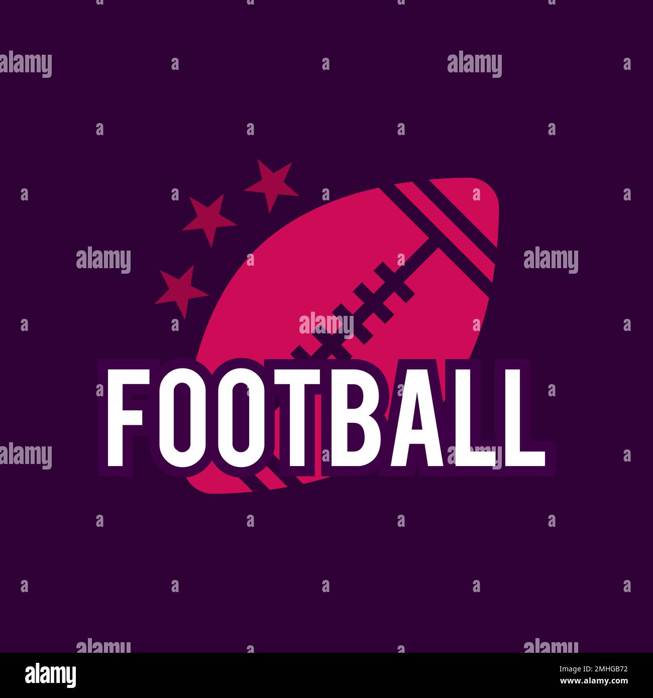 Native American Football Logo