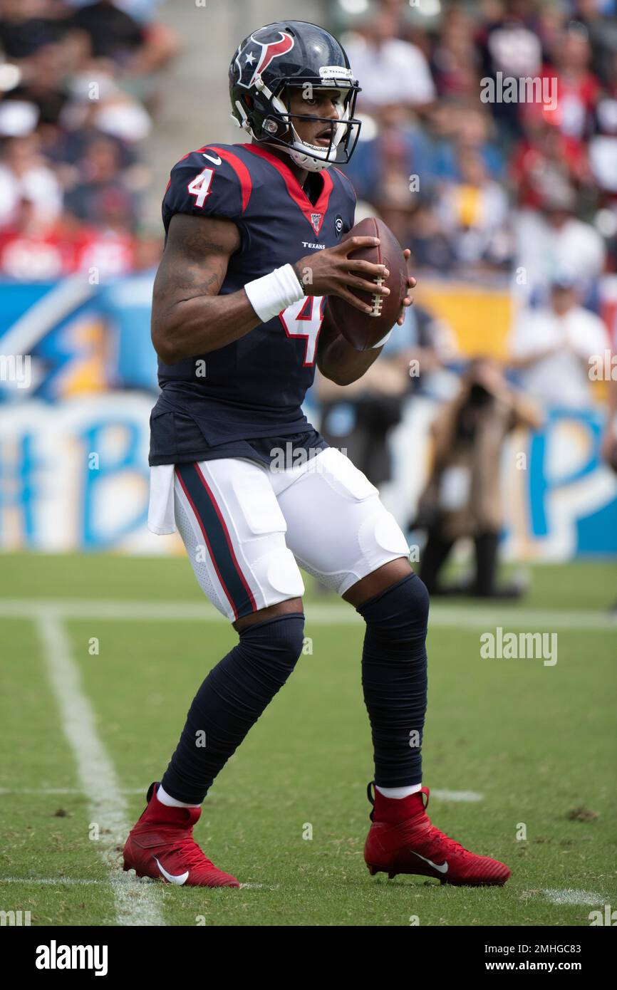 Houston Texans quarterback Deshaun Watson in an NFL football game ...
