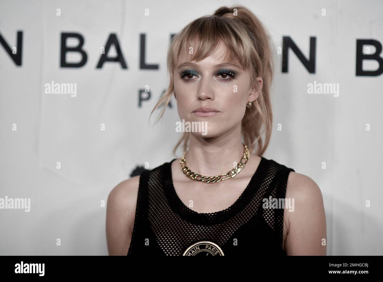 Maika Monroe attends the PUMA x Balmain x Cara Delevingne LA Launch ...