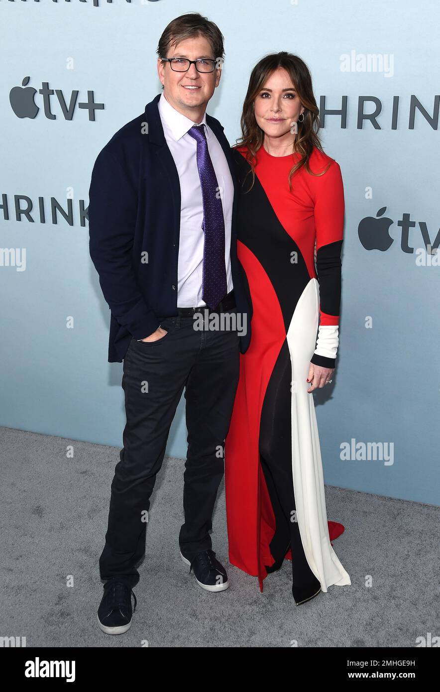 Los Angeles, USA. 26th Jan, 2023. Bill Lawrence and Christa Miller ...