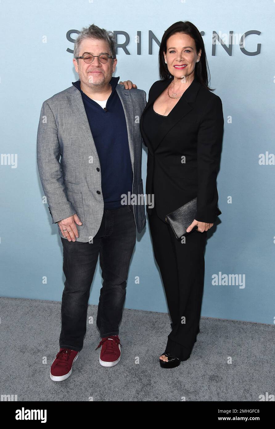 Los Angeles, USA. 26th Jan, 2023. Patton Oswalt and Meredith Salenger ...