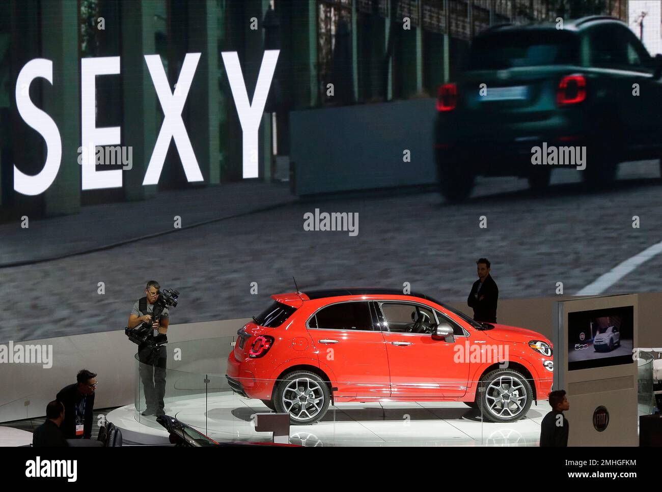 The new 2020 Fiat 500X Sport Model is shown at the AutoMobility LA Auto ...
