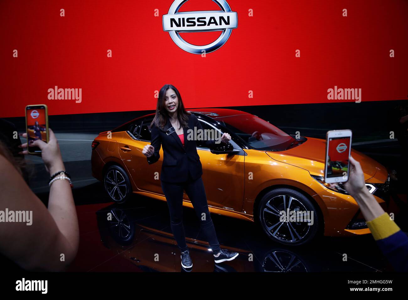 The 2020 Nissan Sentra is shown at the AutoMobility LA auto show ...