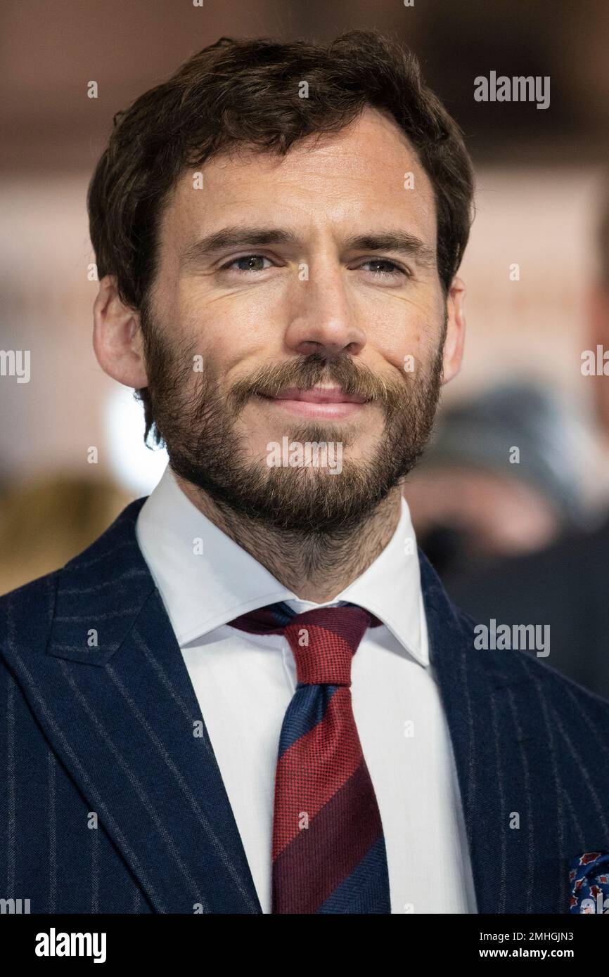 Actress Sam Claflin poses for photographers upon arrival at the ...