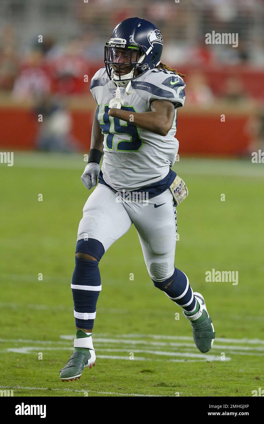 Seattle linebacker Shaquem Griffin defends a play during the Seahawks ...