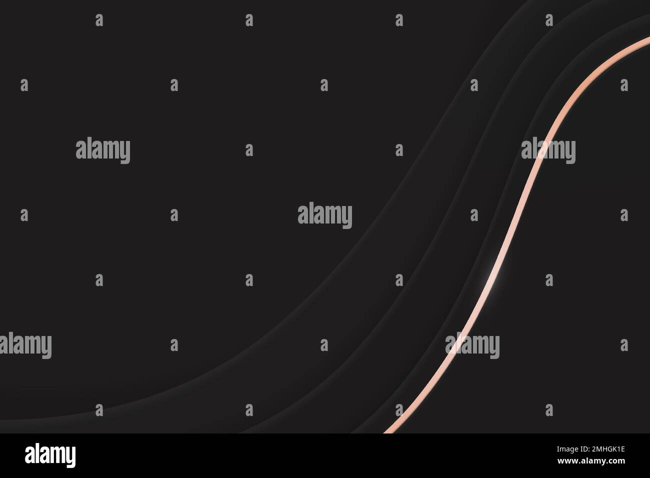 Black abstract wavy background vector Stock Vector Image & Art - Alamy