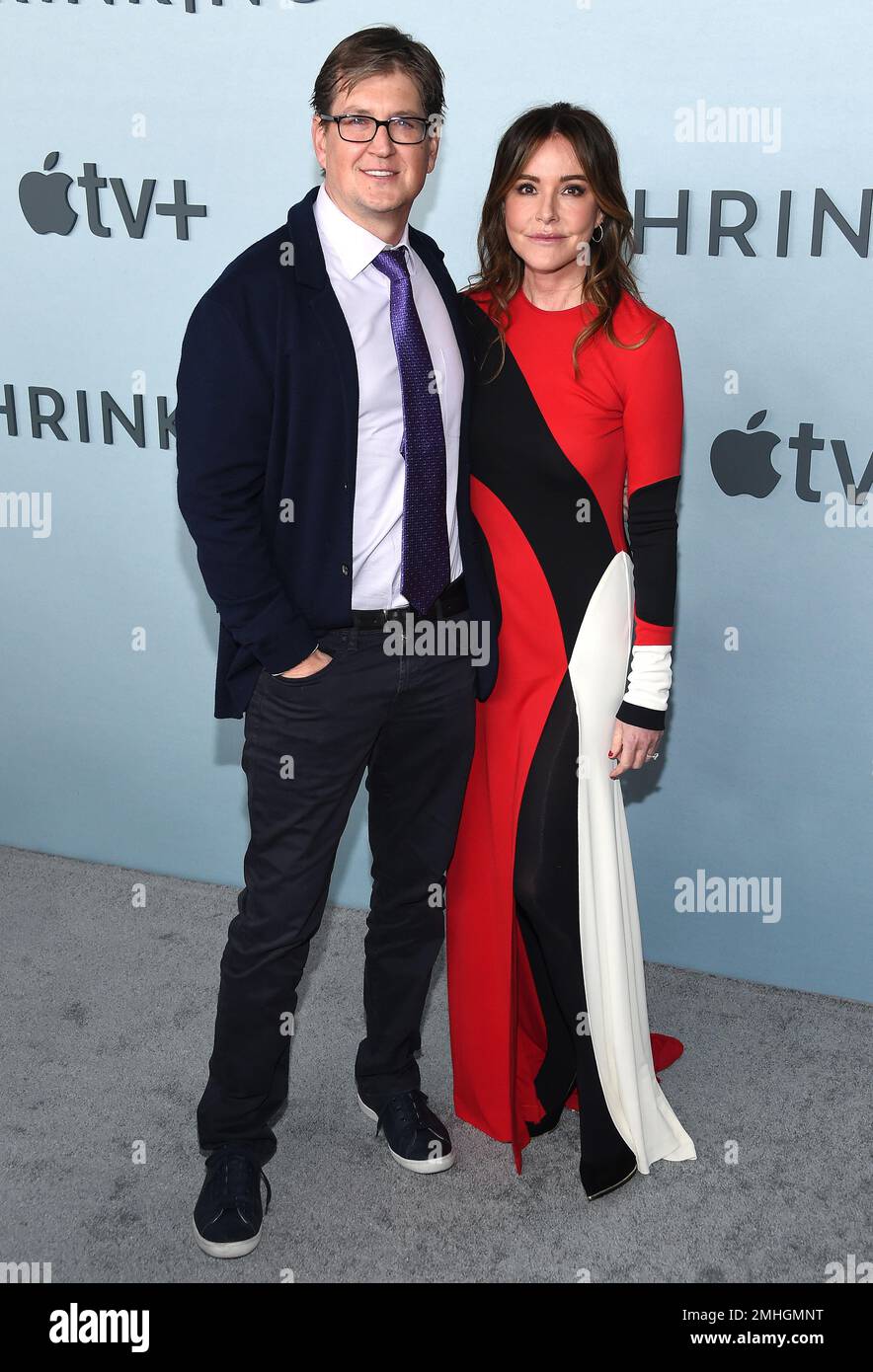 Los Angeles, USA. 26th Jan, 2023. Bill Lawrence and Christa Miller ...