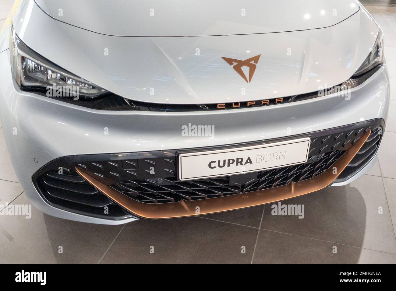 Bordeaux , Aquitaine France - 20 01 2023 : seat Cupra born electric car ...