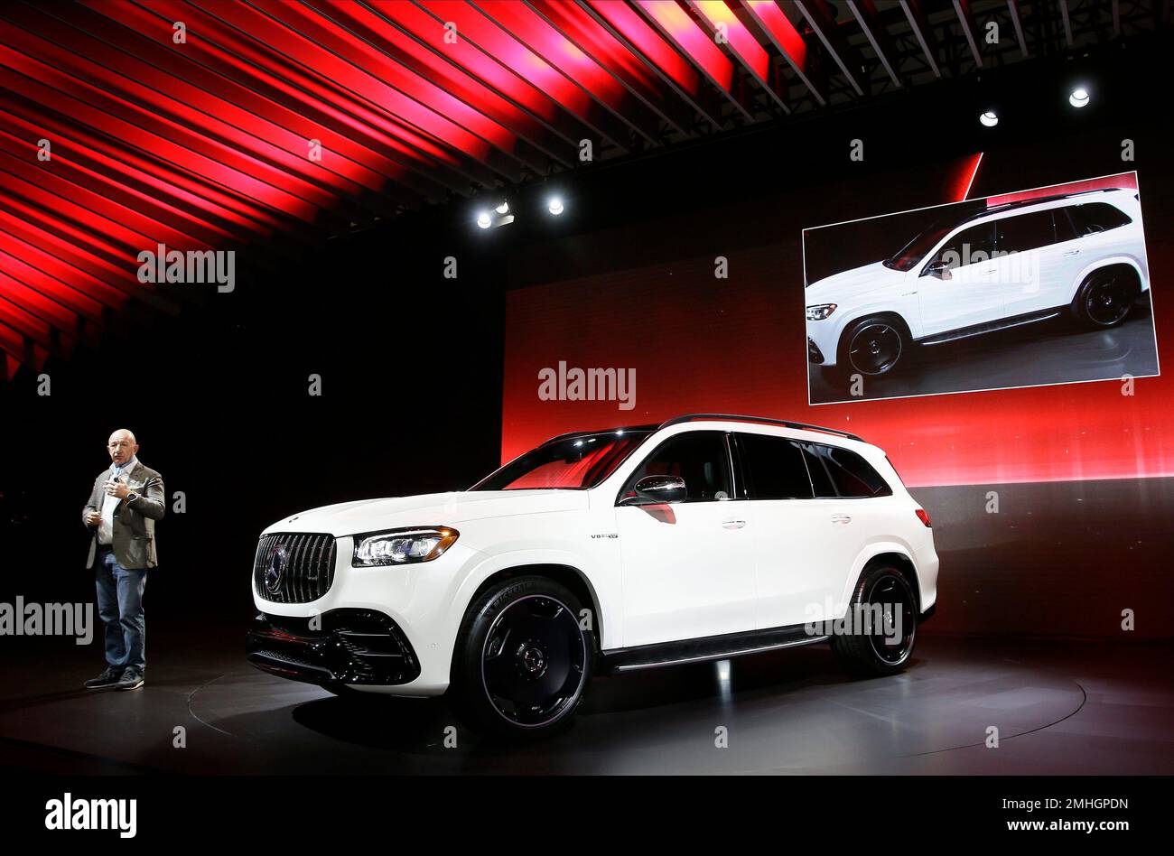 Nicholas Speeks, President and CEO of Mercedes-Benz USA, introduces the ...