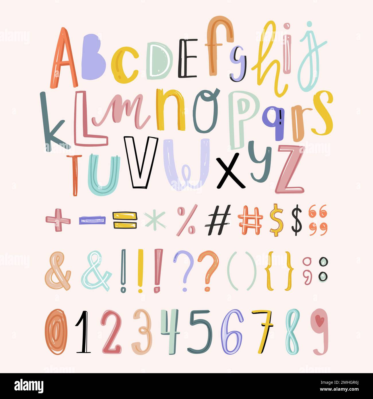 Semicolon calligraphy hi-res stock photography and images - Alamy