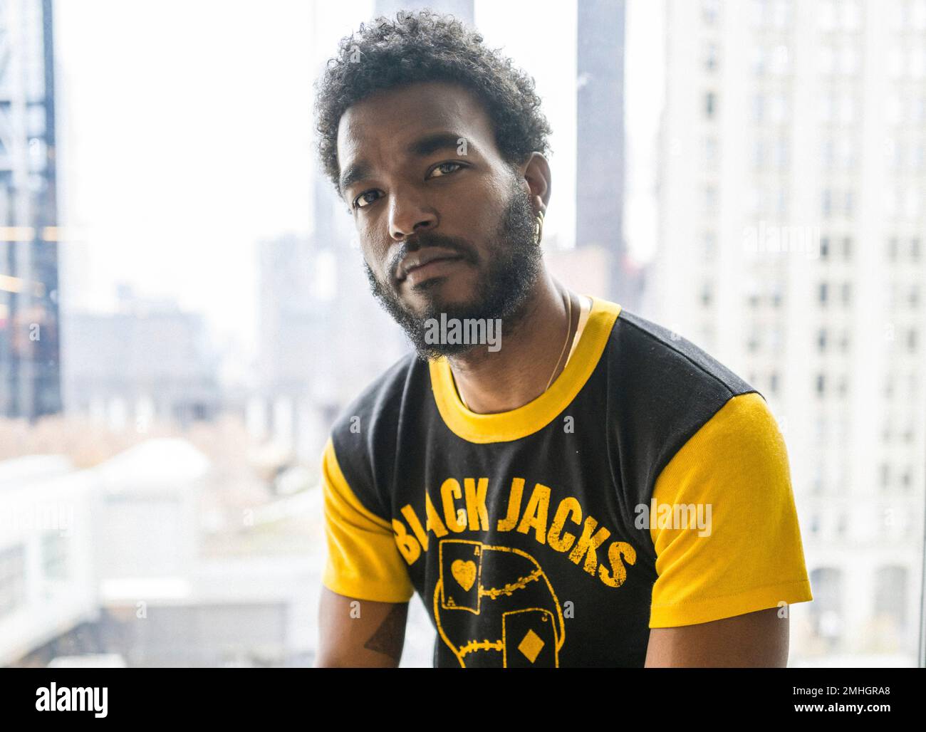 This Nov. 19, 2019 photo shows musician Luke James posing for a ...