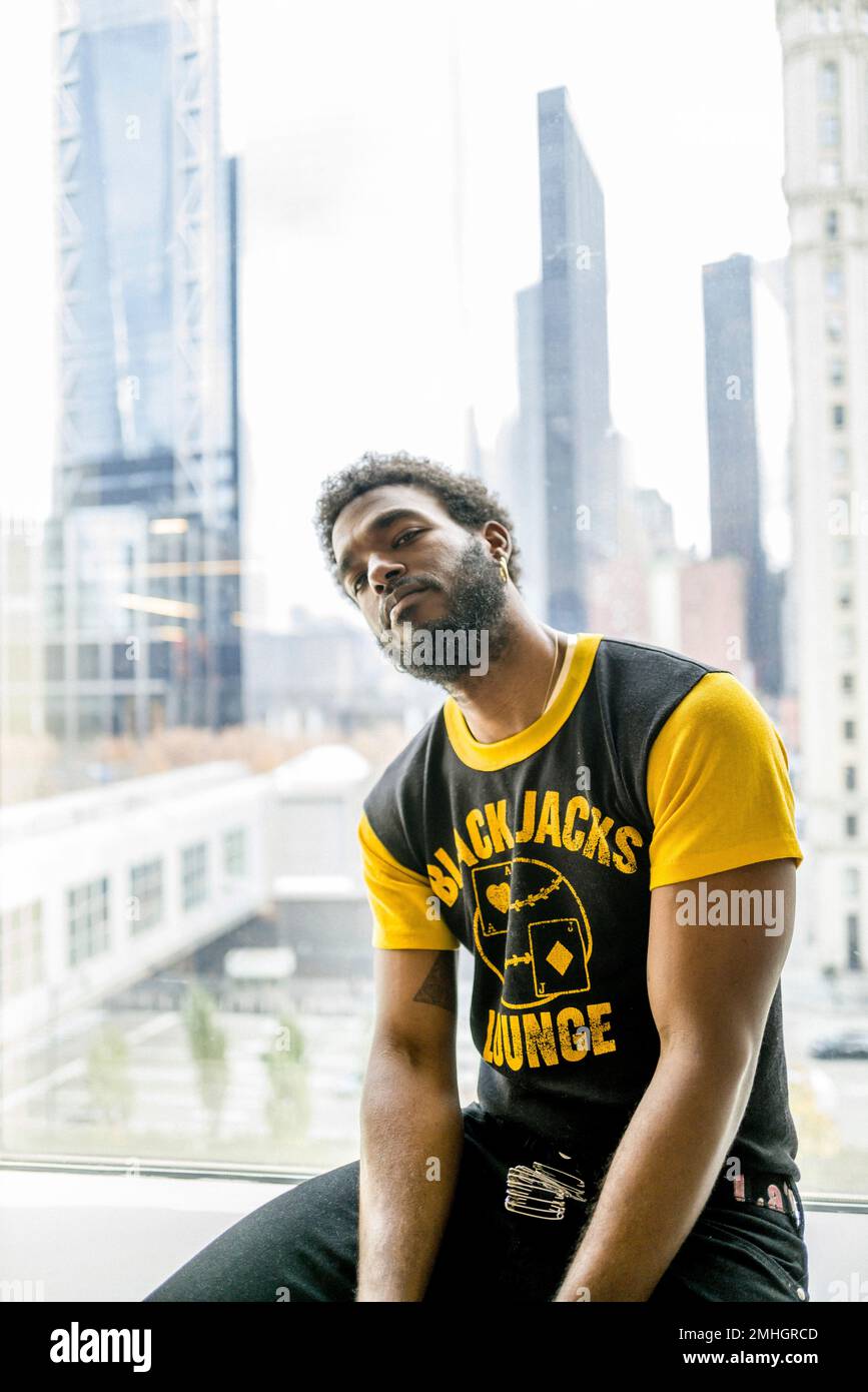 This Nov. 19, 2019 photo shows musician Luke James posing for a ...