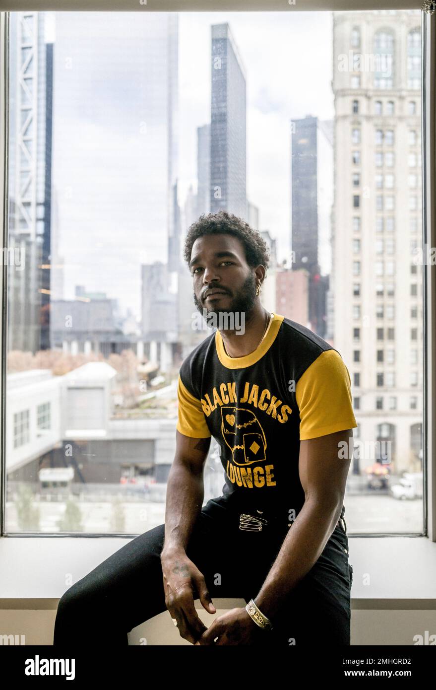 This Nov. 19, 2019 photo shows musician Luke James posing for a ...