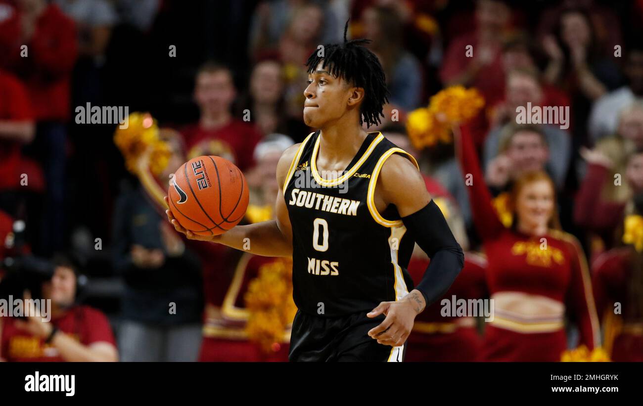 Southern Mississippi guard Gabe Watson drives up court during the ...