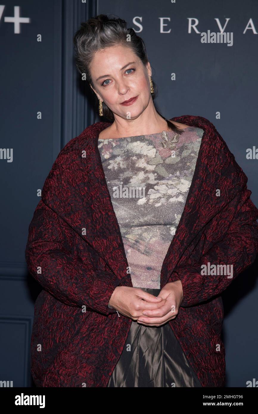 Alison Elliott attends the Apple TV Plus world premiere of "Servant" at ...